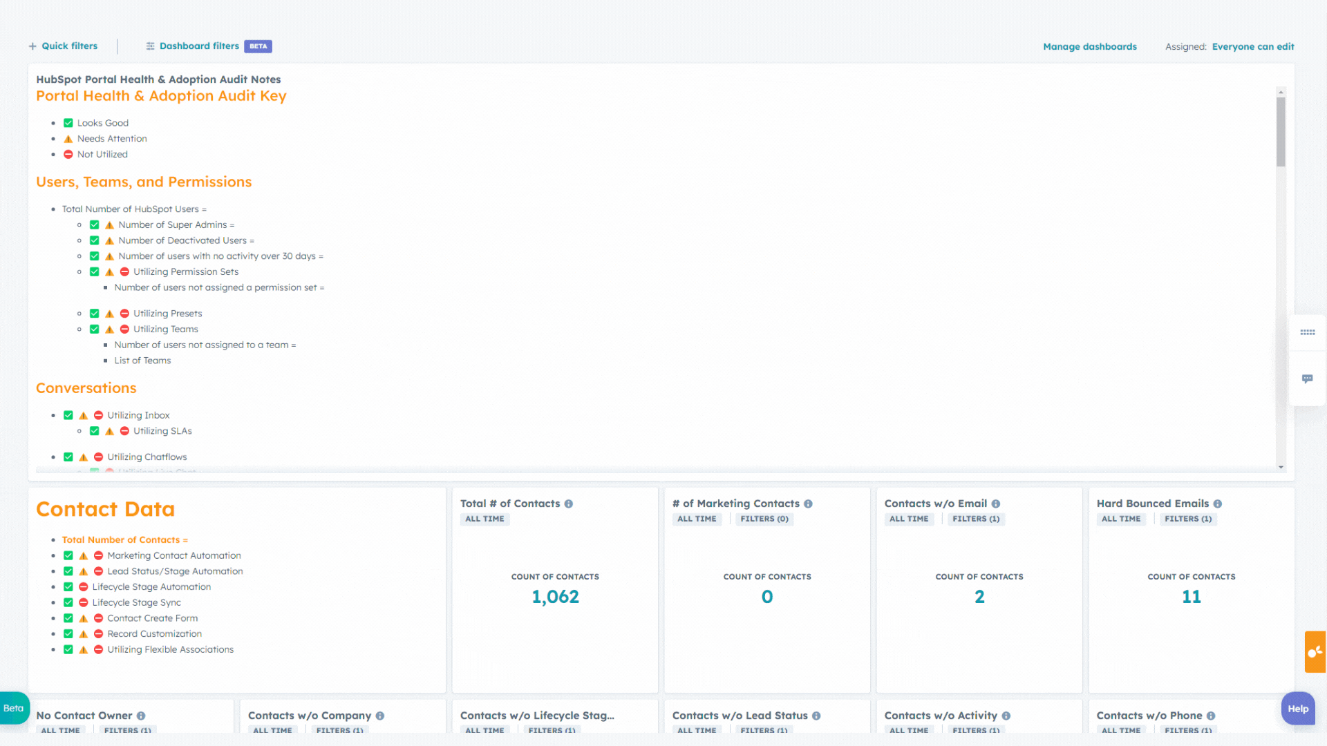 Free HubSpot Portal Audit